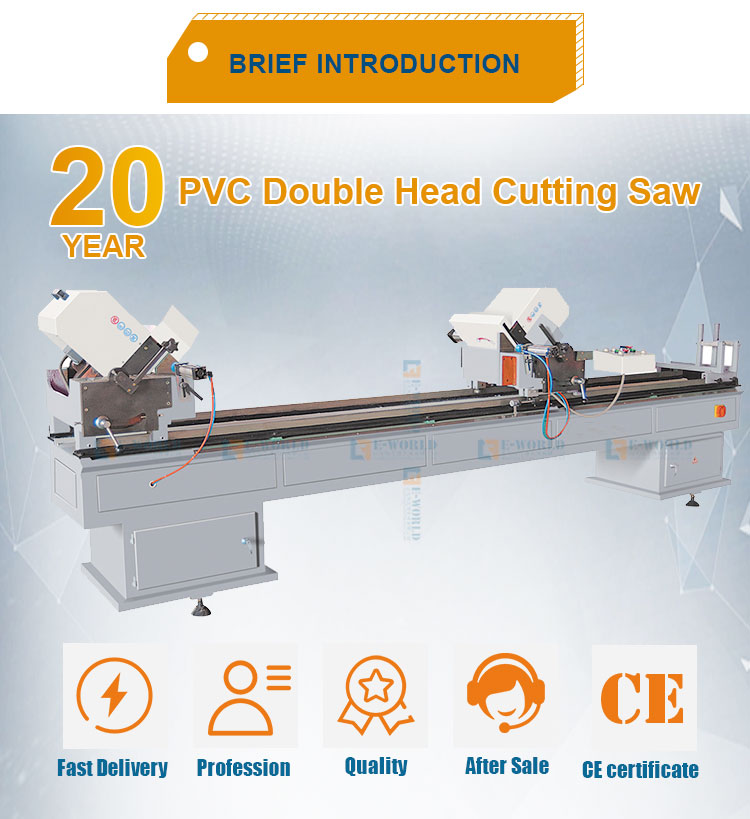 PVC Profile Window Miter Saw UPVC Window Making Machine - Buy pvc ...